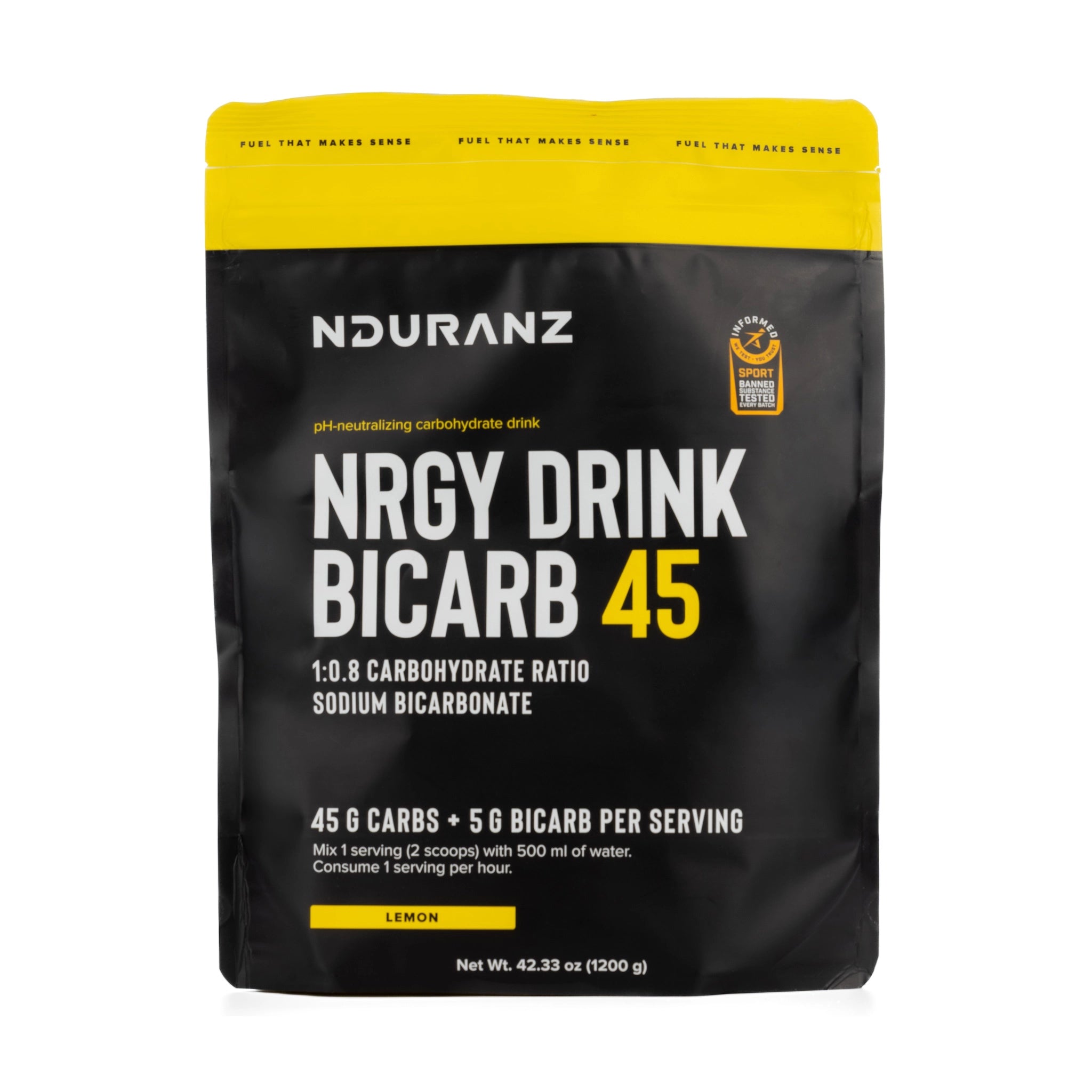 Nrgy Drink Bicarb 45: Sports Drink with Sodium Bicarbonate