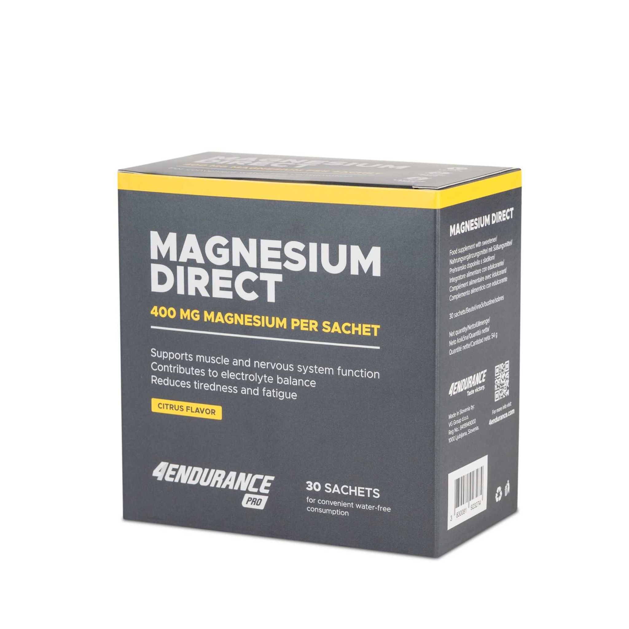 Magnesium Direct 4Endurance Pro — Easy-to-consume Sachets